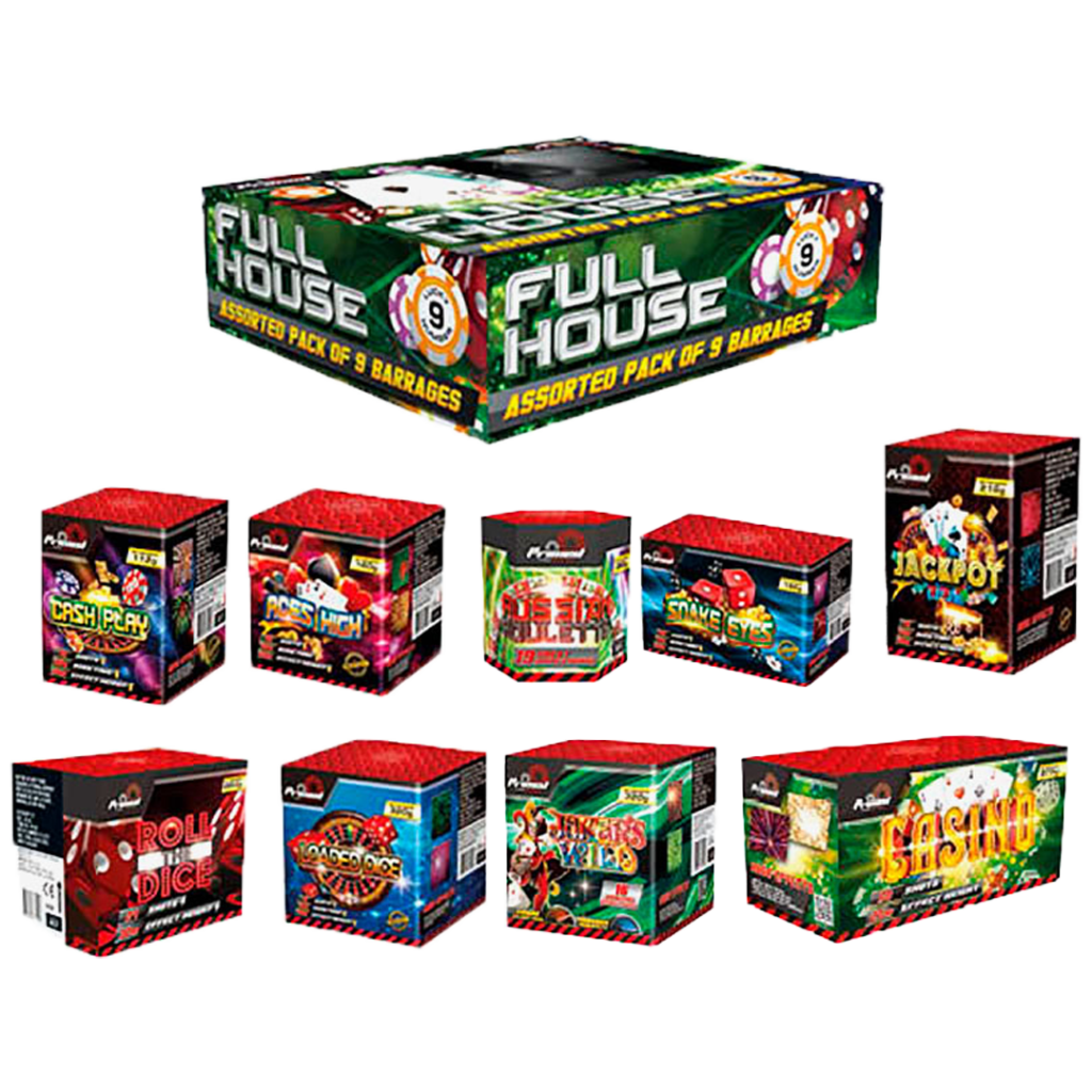 Full House Barrage Pack | Northeast Fireworks